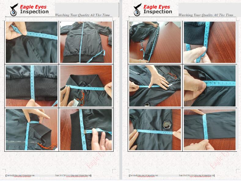 Clothes-garment-jacket AQL qc inspection before delivery in hangzhou ...